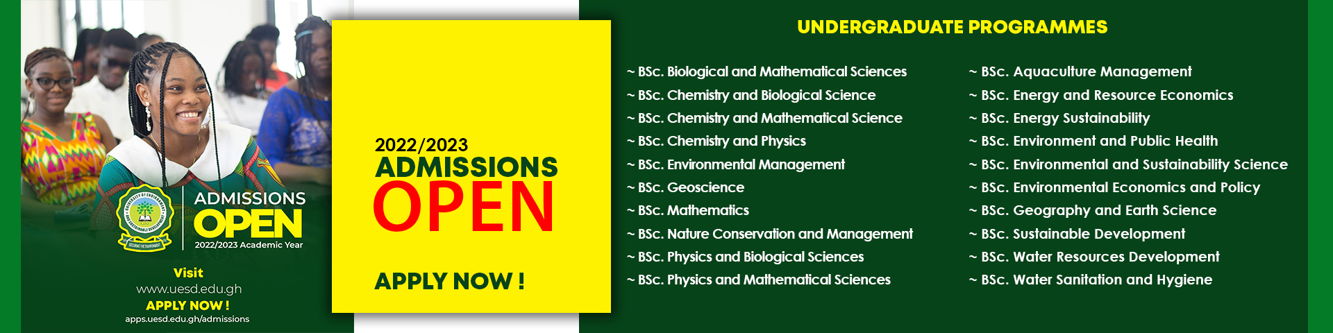 University of Environment and Sustainable Development – Securing the ...