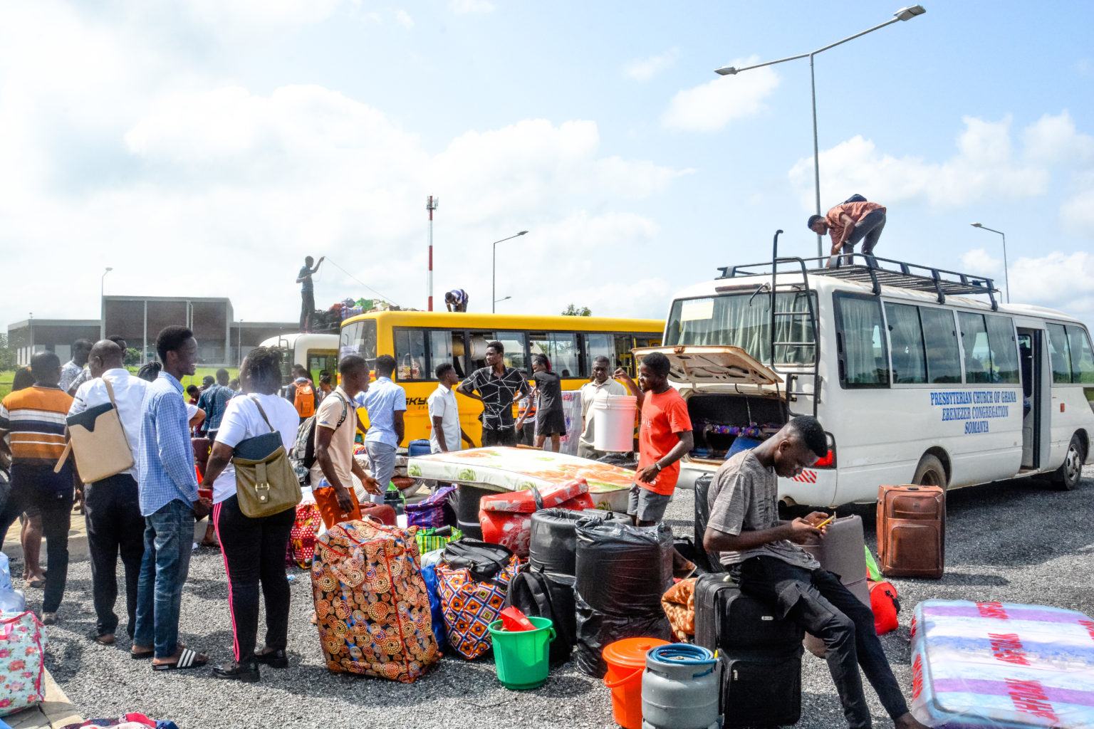 First batch of UESD Students embark on Community Service in the Somanya ...