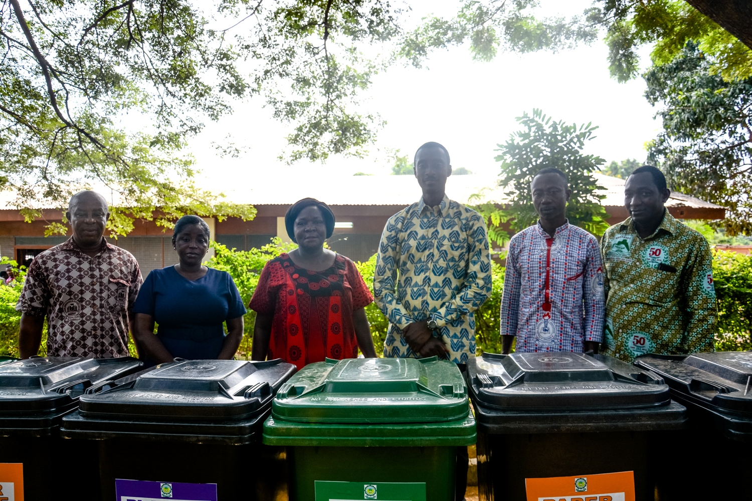 UESD distributes wastebins to Schools in Yilo & Manya Krobo under its ...