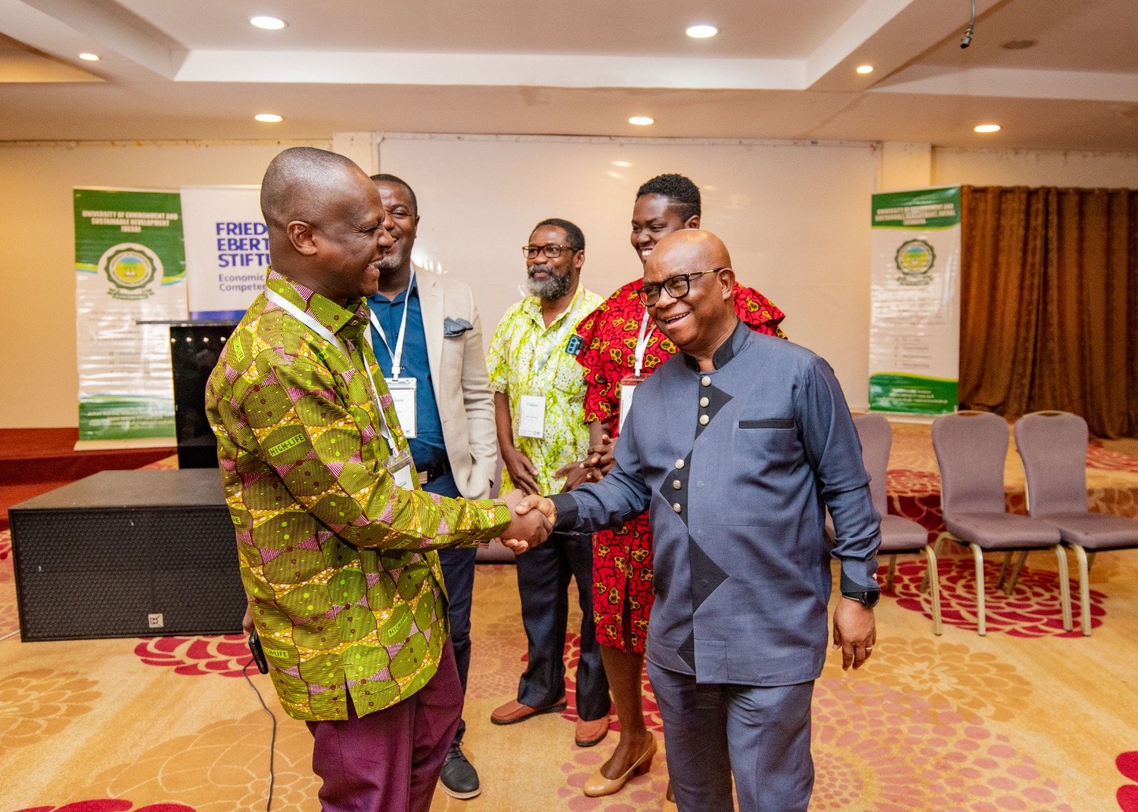 Participants at 3rd UESD / FES Sustainable Development Conference call for Public Education on ...